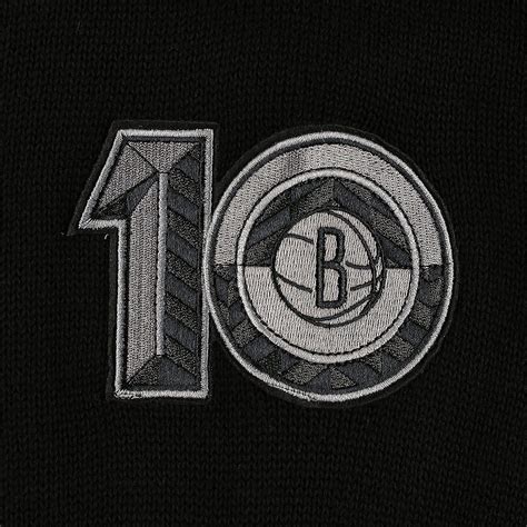 Authmade Brooklyn Nets 10th Anniversary Pullover Sweater Academy