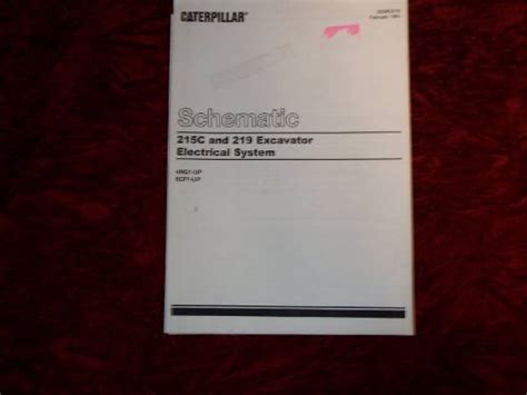 Caterpillar 215c219 Excavator Schematics Caterpillar 215c219 Amazon