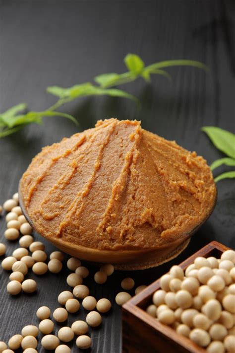 Japanese Soybean Paste Miso Stock Image Image Of Oriental Soybean