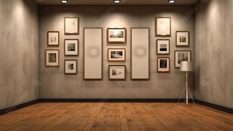 무료 벽에 빈 프레임이 있는 포토부스 강렬한 클로즈업 샷 3d 렌더링 Ppt 배경 Slidesdocs