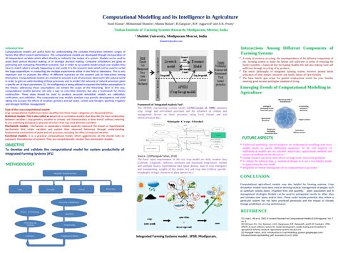 Pdf Computational Modelling And Its Intelligence In Agriculture