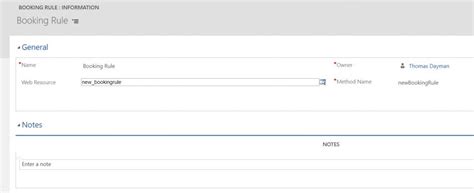 Field Service Booking Rule Example Dayman Dynamics