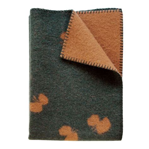 Klippan × Mina Perhonen｜ウールミニブランケット Choucho Comfota 北欧雑貨店