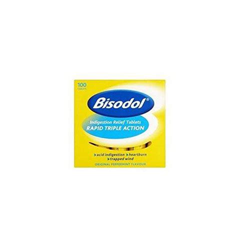 Bisodol Antacid Chewable Tablets 100 Pack Dolans Pharmacy
