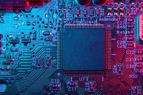 Premium Photo Digital Microprocessor Computer Controller Circuit