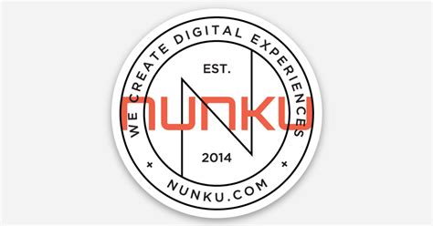 Nunku Badge White By Nunku Die Cut Stickers Sticker Mule