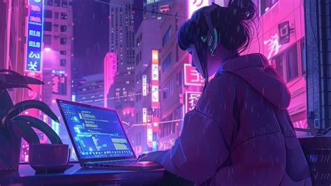 Using Laptop Anime Computer Adult Premium Photo Illustration Rawpixel