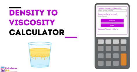 Density To Viscosity Calculator