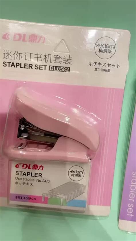 Small Portable Stapler With Staple Pin Box Darazpk