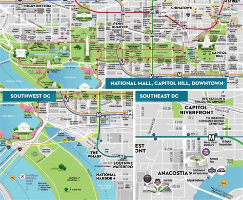 Map Of Washington Dc Tourist Spots