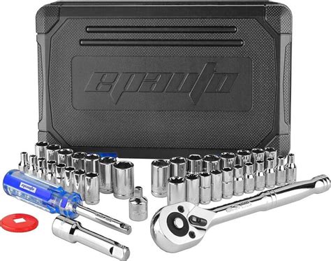 Epauto 40 Piece Socket Set With Reversible Ratchet Tool Reviews Ninja