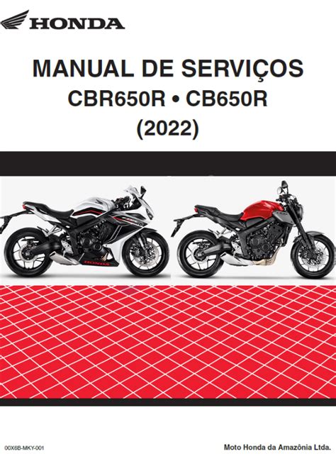 Manual De Serviços Honda Cbr650r Cb650r 2022 2024 Manual De Serviços