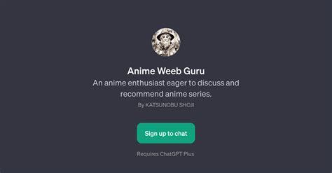 Anime Weeb Guru Ai Tool For Anime Recommendations