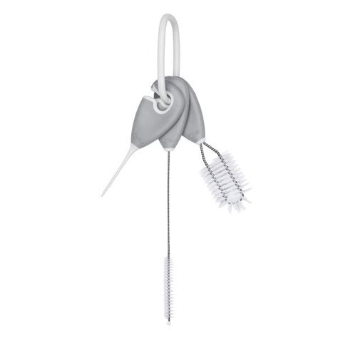 Oxo Tot Bottle And Cup Detailing Brush Set Gray