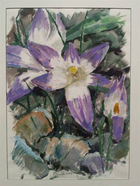 Mary Verloop Maria Catharina Verloop Olieverf Op Papier Bloem Verkocht Kunstveilingnl