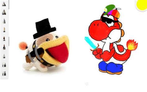 The Official Artwork For Front Facing Yoshi Has A Snoot Too Small Compared To The Actual Models
