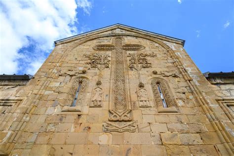 Georgian Orthodox Church Of The Mother Of God In Ananuri Castle Complex