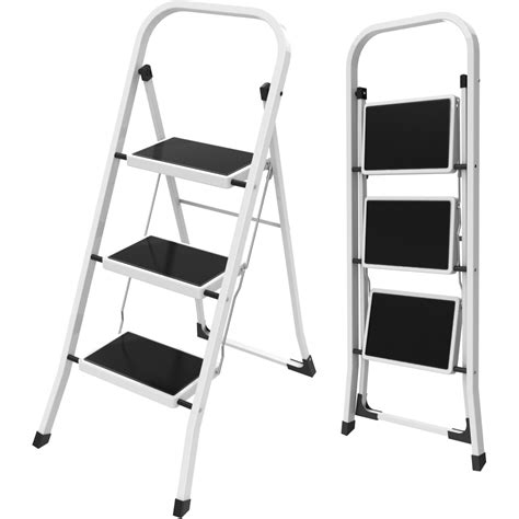 Small 3 Step Ladder Portable Folding Ladder