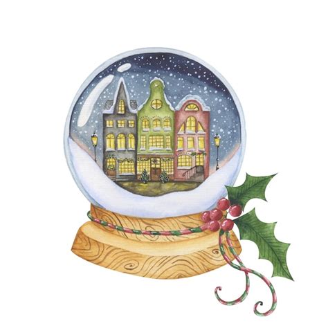 Premium Psd Snow Globe