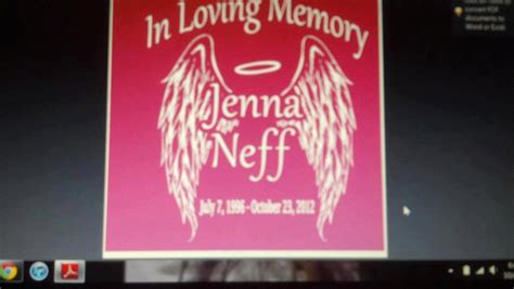 In Memory Of Jenna Neff