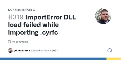 ImportError DLL Load Failed While Importing Cyrfc Issue SAP Archive PyRFC GitHub