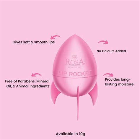 Rosa Lip Rocket Strawberry 10gm Jiomart