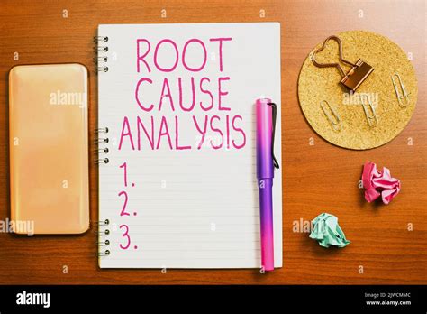 Text Caption Presenting Root Cause Analysis Conceptual Photo Method Of