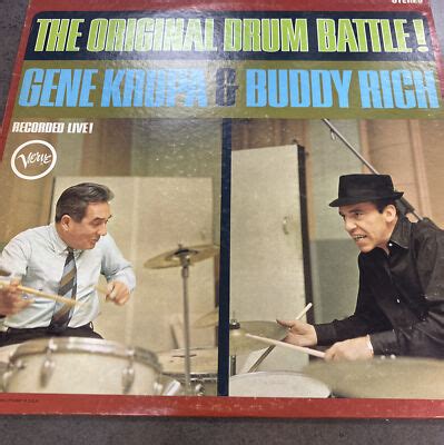 Gene Krupa And Buddy Rich The Original Drum Battle Ebay
