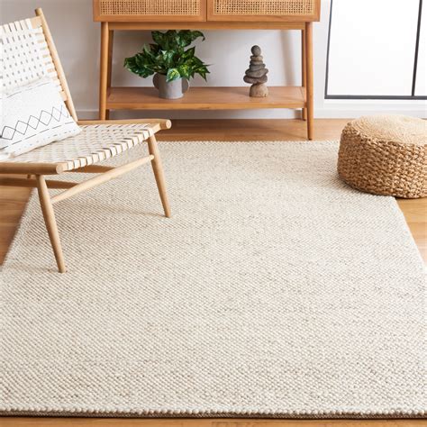 Beachcrest Home Almus Solid Color Handmade Tufted Area Rug In Beige