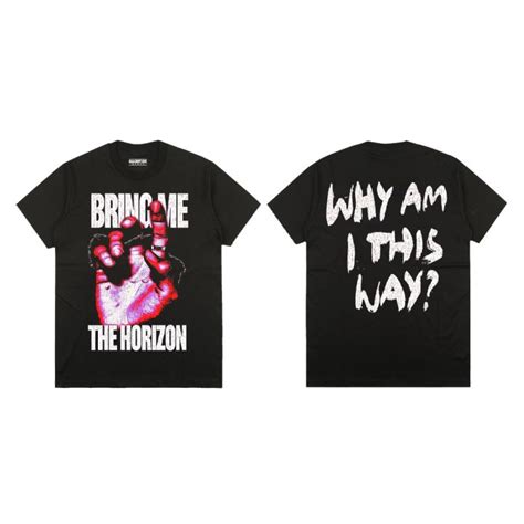เสื้อยืด ลาย Bring Me The Horizon Bmth Lost สําหรับผู้ชาย เสื้อยืด พิมพ์ลายดนตรี เสื้อยืด