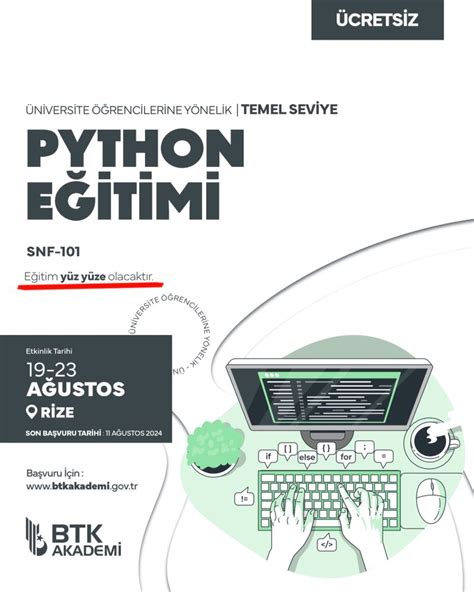 Btkakademi Rize Python Btk Akademi
