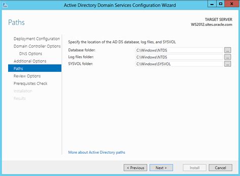 Installing Microsoft Active Directory 2012