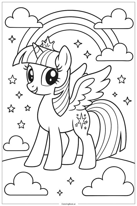 43 Twilight Sparkle Coloring Pages Free Pdf And Png Printables