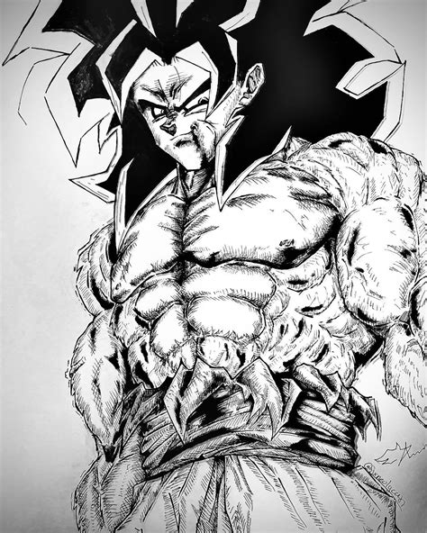 How To Draw Goku Ssj4