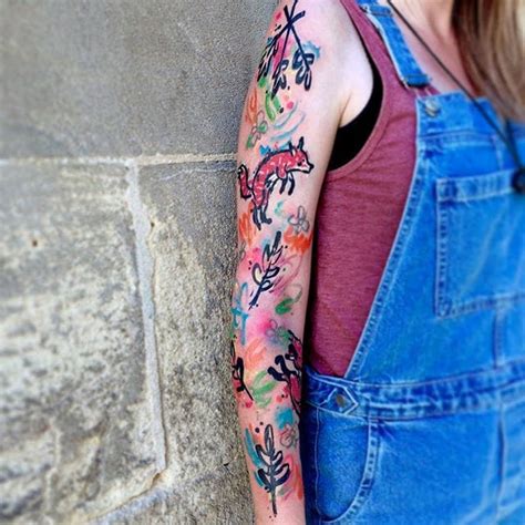 Tattoo Uploaded By Xavier • Doodle Sleeve Tattoo Doodle Primitivism
