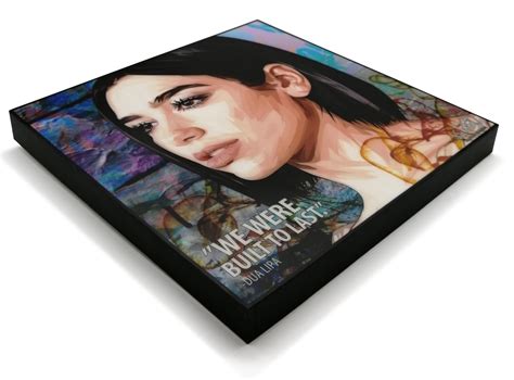 Dua Lipa Pop Art Poster By Keetatat Sitthiket Infamous Inspiration