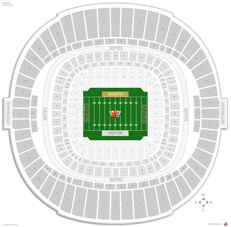 Saints Stadium Seating Chart