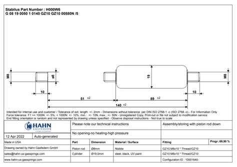 In Need Of A Gas Spring Cross Reference Chart Find Your Gas Spring
