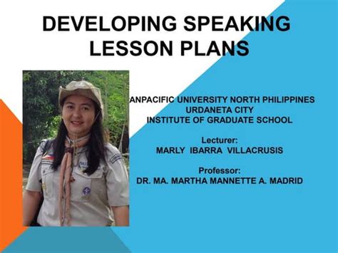 Teaching Speaking Skills Pptx