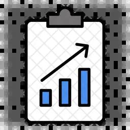 Progress Chart Icon Download In Colored Outline Style