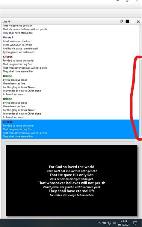 the songs in database view dont scroll automatic · issue 487 · quelea