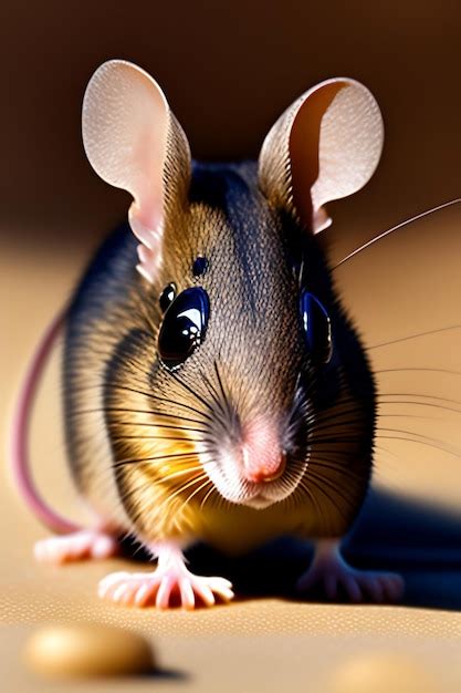 Premium Ai Image Small And Skittish Mouse