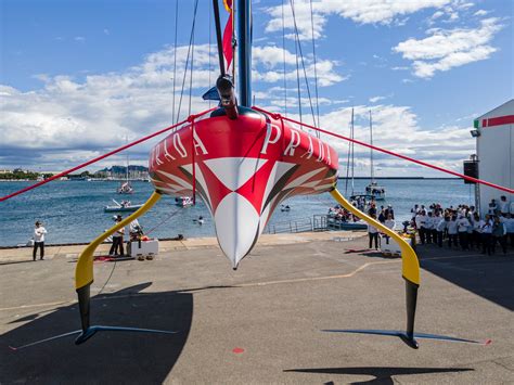 Prada Pirelli Unveil Luna Rossa New Boat Ahead Of 37th Americas Cup