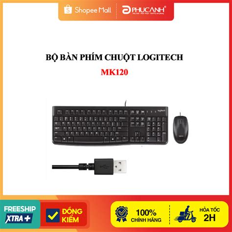 Logitech MK120 Keyboard And Mouse Set Shopee Philippines