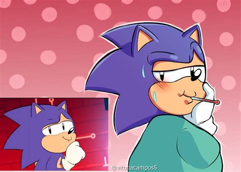 Sonic Redraw By Vitoriacampos On Deviantart