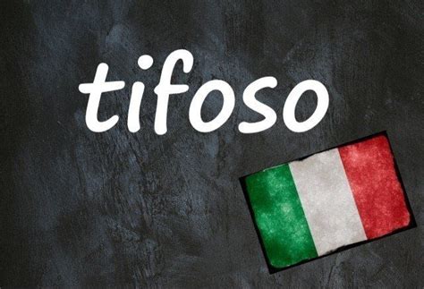 Italian Word Of The Day Tifoso