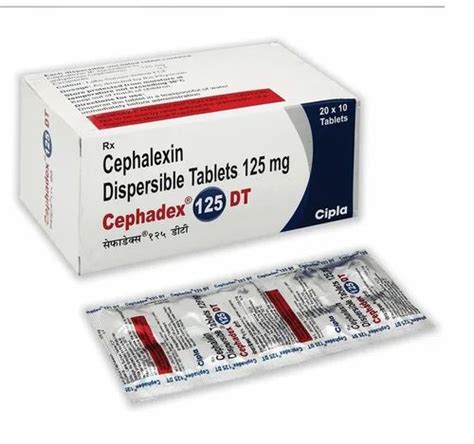 Cepahadex 125 Cephadex Cefalexin 125mg Tablet At ₹ 93 Strip In Nagpur