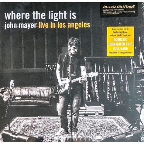 John Mayer Where The Light Is John Mayer Live In Los Angeles 4lps