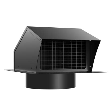 Roof Vent Cap 10 Inch Removable Rooftop Black Exhaust Iron Vent Cap