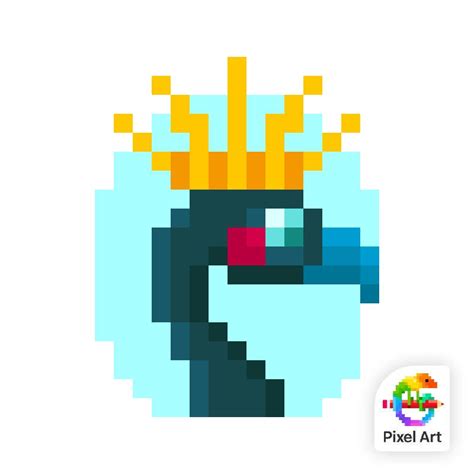 Male Peacock Face Pixel By Pixeldonutofcanada91 On Deviantart